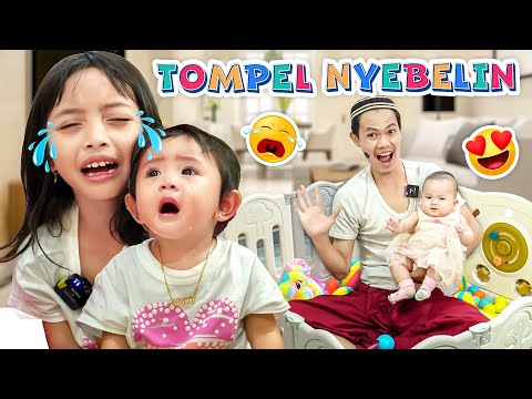 LEIKA DAN LEXIE CEMBURU 😱😱 LIAT BUNDA LEBIH SAYANG SAMA BAYINYA TOMPEL