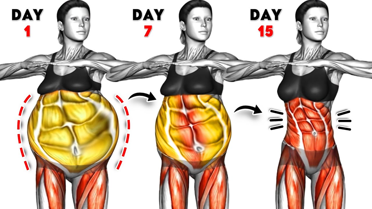 30-Min Standing Workout for Women Burn Belly Fat & Shrink Waist Fast ...