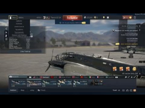 War Thunder the great luftwaffe german tree - YouTube