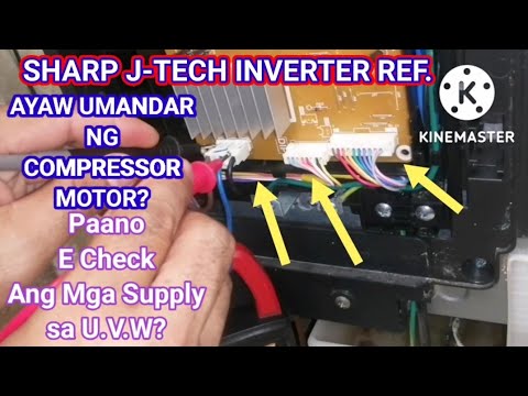 SHARP J-TECH INVERTER REF./AYAW UMANDAR NG COMPRESSOR MOTOR?/PAANO E ...