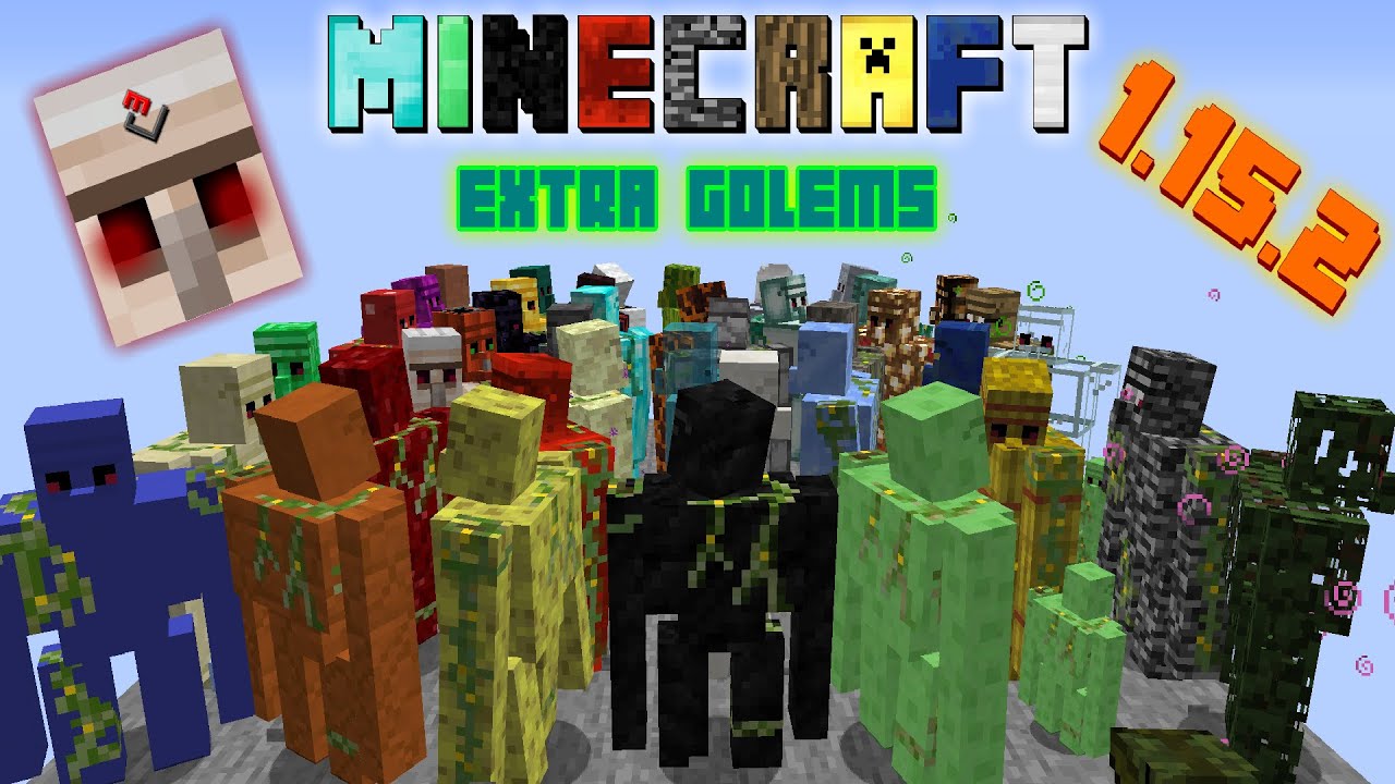 EXTRA GOLEMS MOD 1.15.2 - ¡42 Golems nuevos! MINECRAFT FULL MOD REVIEW ...