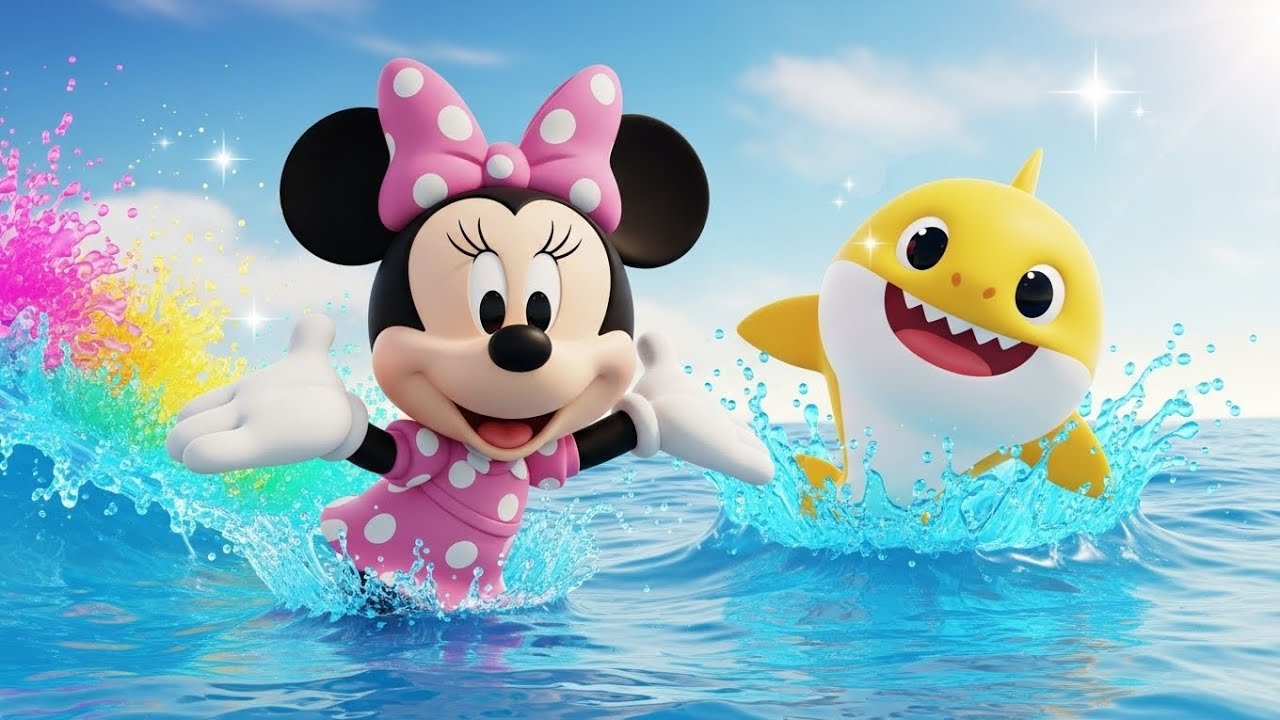 Minnie Mouse and Baby Shark Ocean Adventure | Fun Cartoon Kids Story 🐭🦈 ...