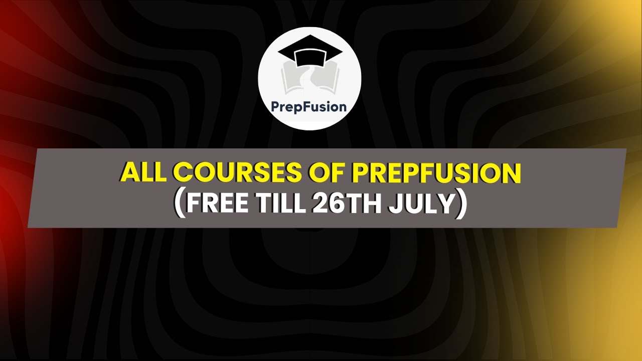 🔥PrepFusion - Free Trial || All Courses || PrepFusion - YouTube
