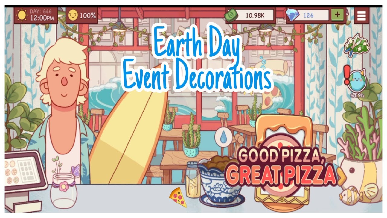 Earth Day Special Event Decorations - Good Pizza Great Pizza - YouTube