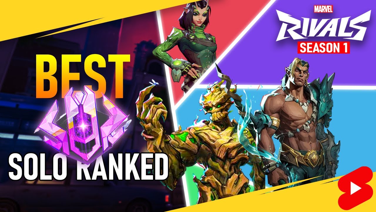 The BEST Marvel Rivals Season 1 HERO for SOLO Ranked! 🔥 #shorts - YouTube