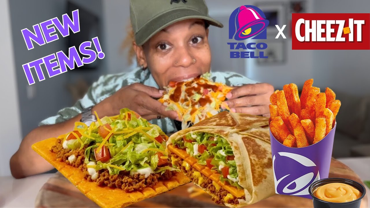 Taco Bell's NEW Big Cheez-It Crunchwrap Supreme and Tostada! - YouTube