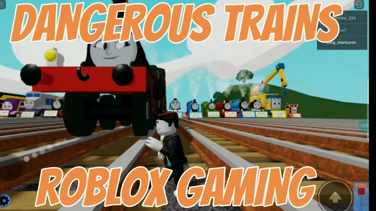 Drive all characters Thomas and friends into lava. Roblox gameplay ...