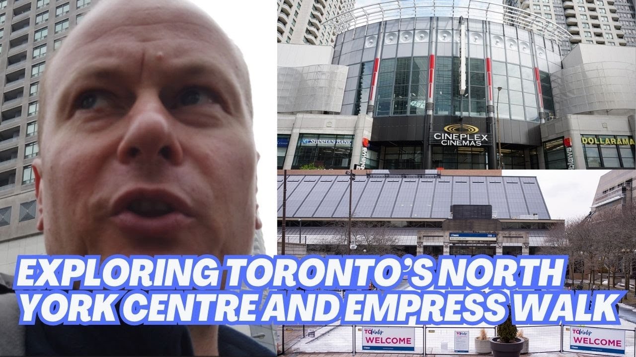 Walking Around Toronto's North York Centre, Mel Lastman Square and ...