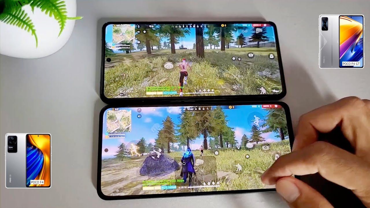 POCO F4 vs POCO F4 GT – Antutu, Free Fire e teste de Bateria 🔋 - YouTube