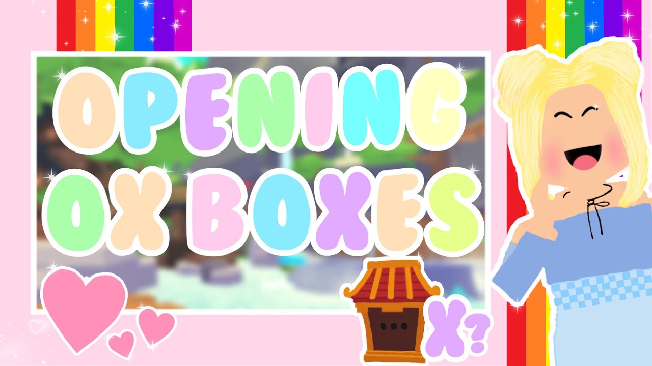 Opening OX BOXES In Adopt Me!(ROBLOX) - YouTube