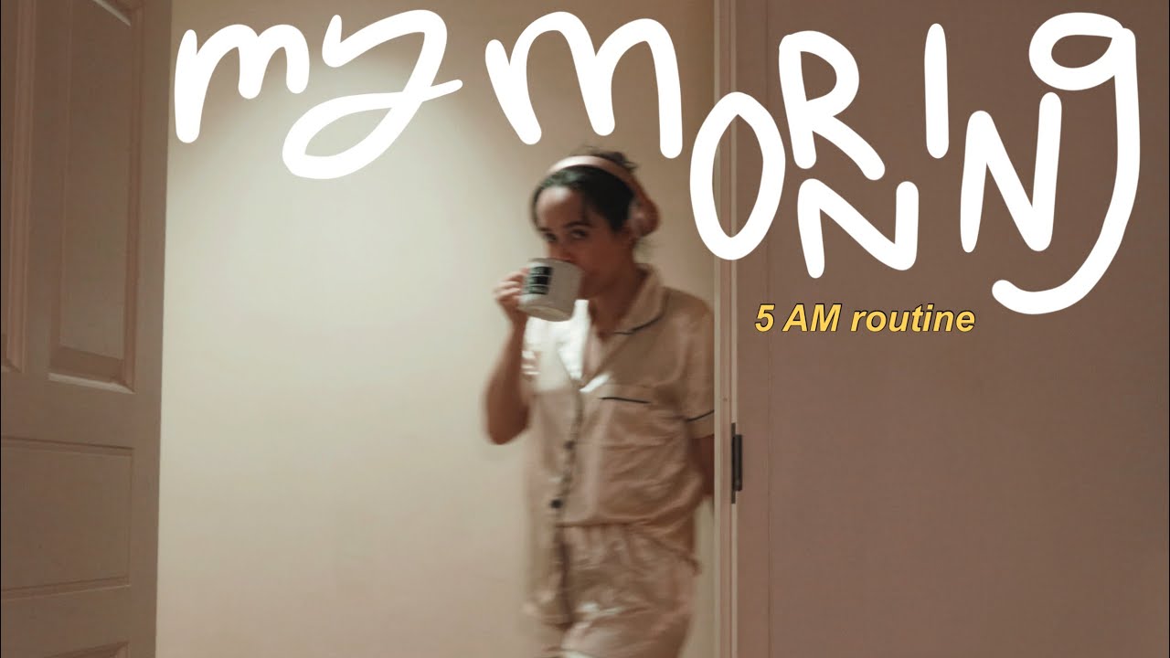 5am morning routine: coffee + quiet time before class - YouTube