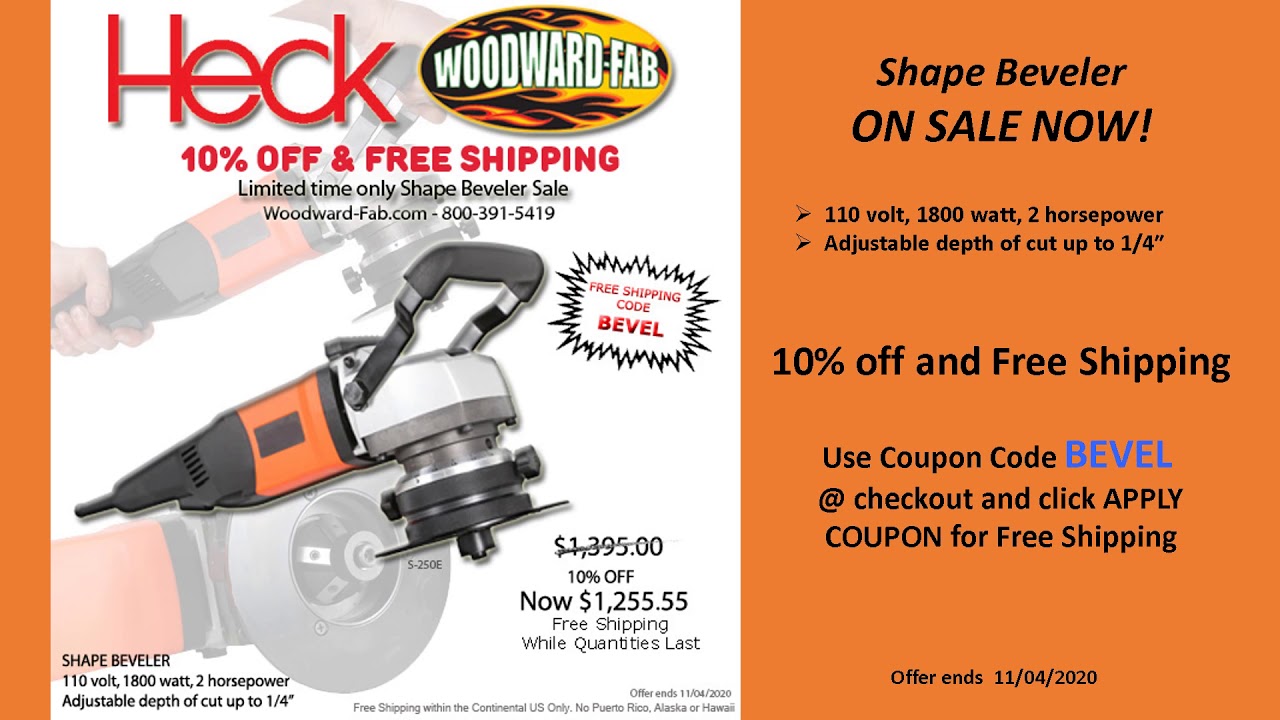 Shape Beveler Model S-250E On Sale | 10% Off and Free Shipping ...