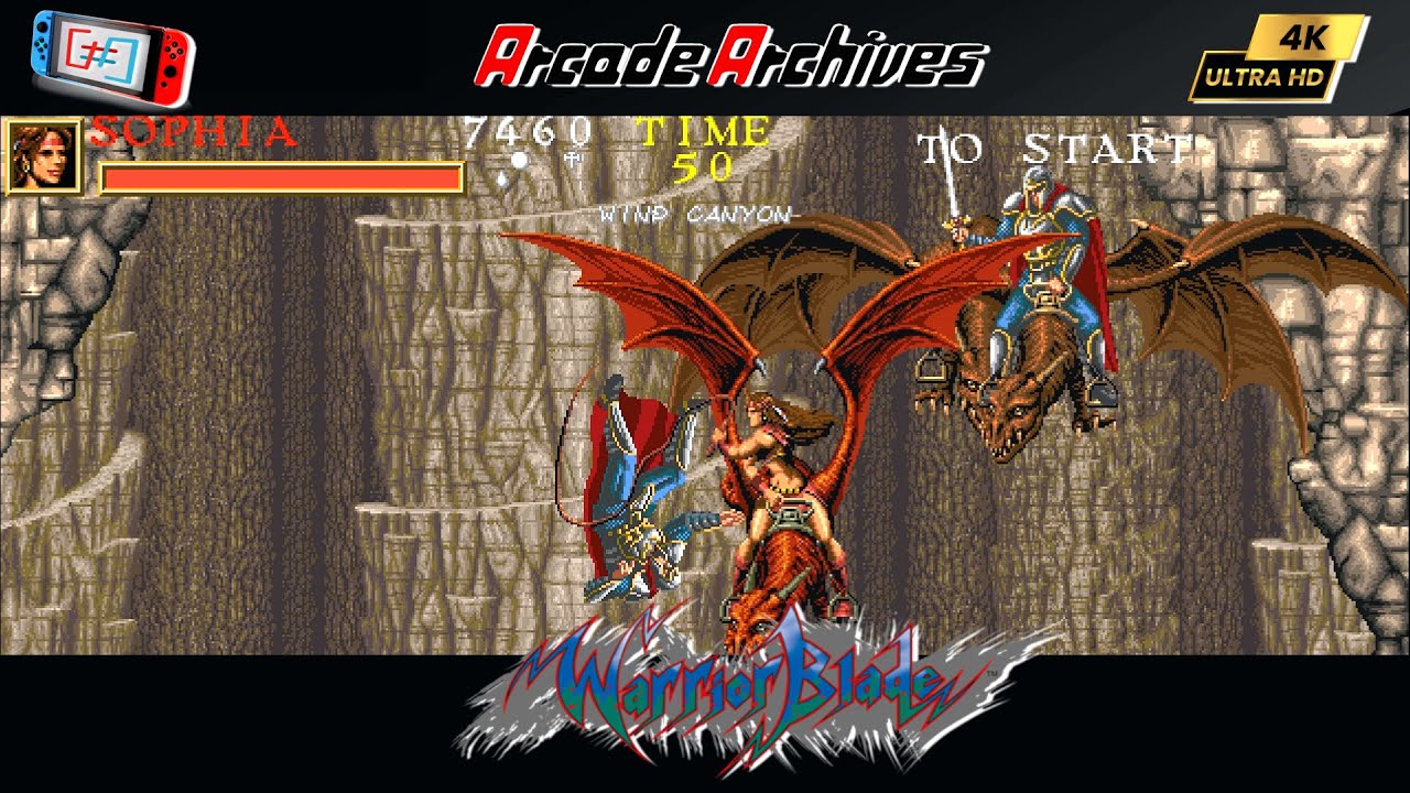 Arcade Archives WARRIOR BLADE ~4K 60FPS Kenji-NX Switch PC Gameplay ...