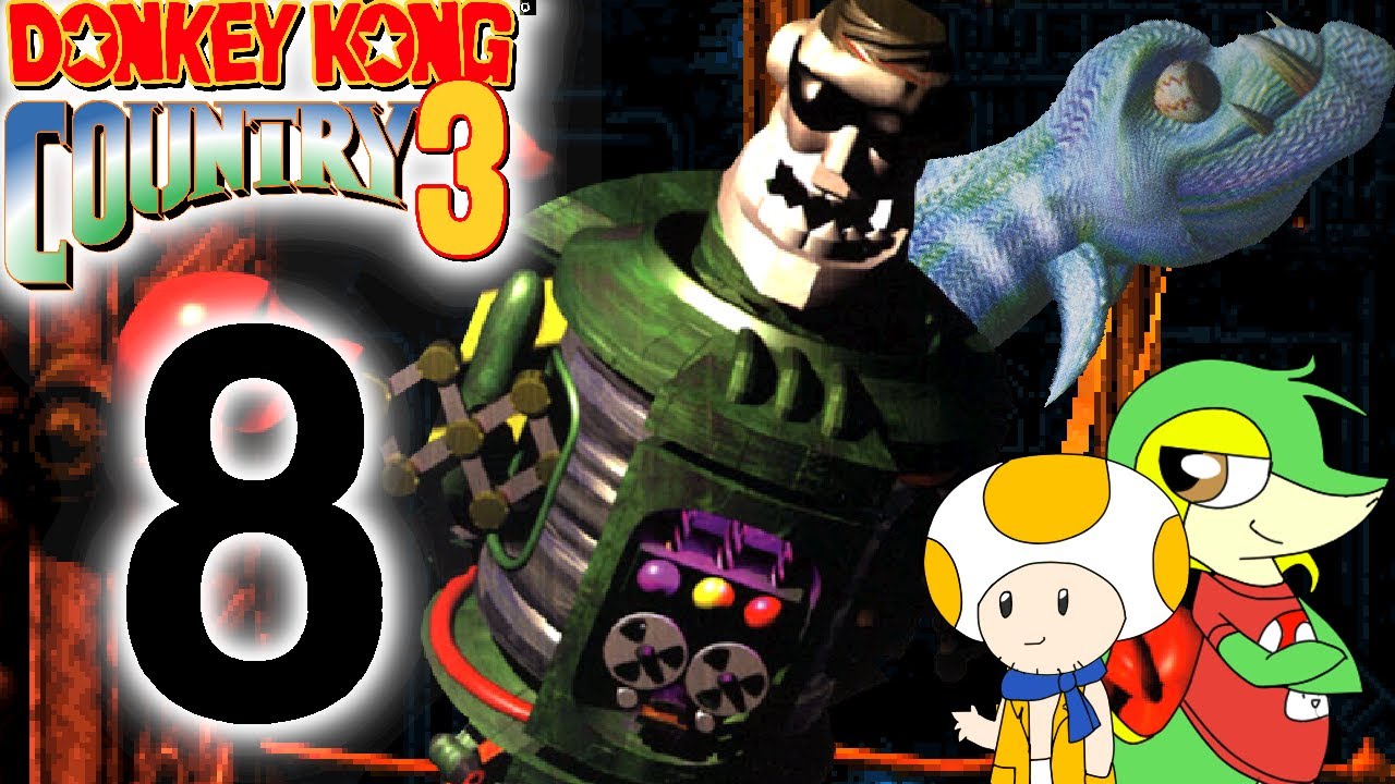 Donkey Kong Country 3 - PART 8 - Spare Parts Robot - YouTube