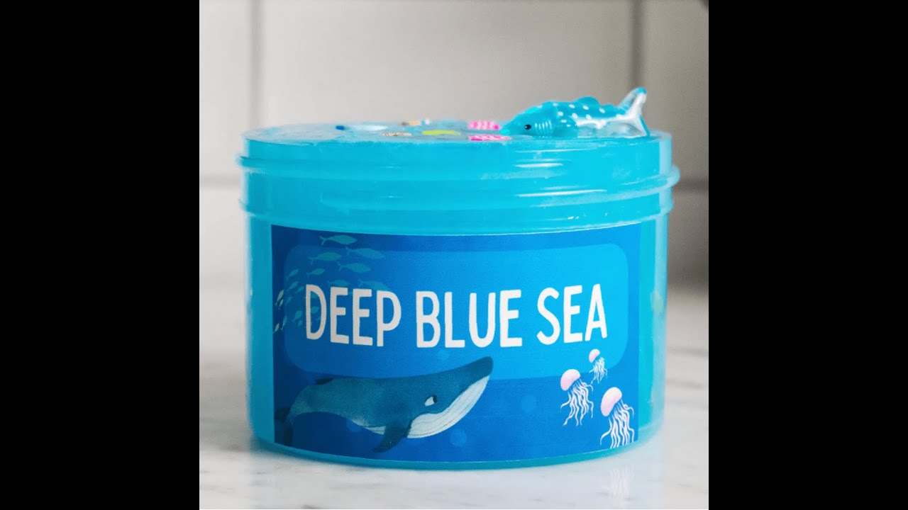 Deep Blue Sea | Clear Slime | Mythical Mushbunny Slimes - YouTube