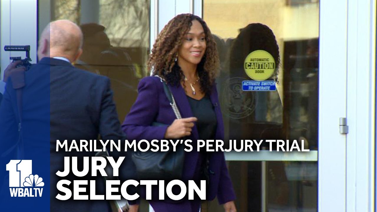 Mosby perjury trial jury selection underway - YouTube