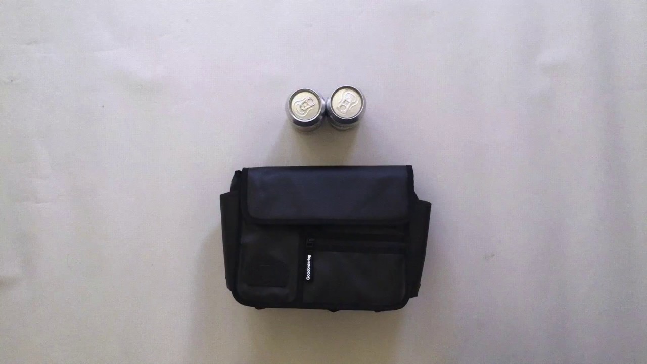 Goodordering Stealth Shoulder Bag and Beer Cans - YouTube