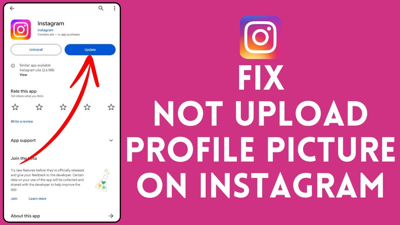 How to Fix Can't Upload Profile Picture on Instagram (2024) | Instagram ...