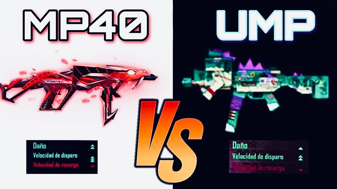 UMP MÁS FUERTE QUE LA MP40 EVOLUTIVA LEVEL 7 (MP40 vs UMP) - YouTube