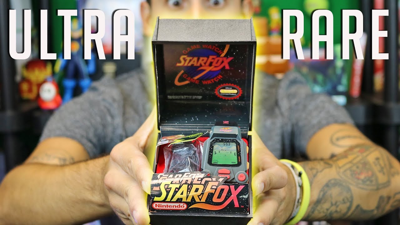 HARD to FIND Nintendo Starfox Watch - Rare 1993 Nelsonic Nintendo Watch ...