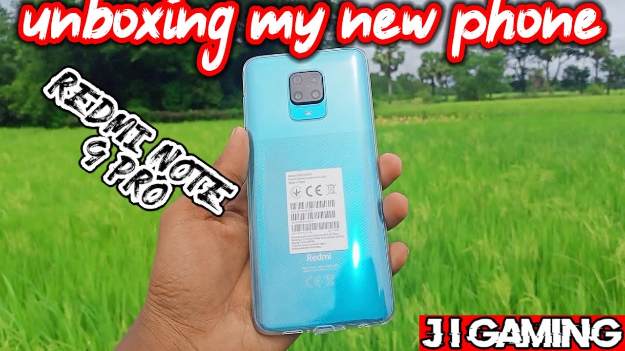 Unboxing redmi note 9 pro. my gaming phone unboxing. @4 star gang. JI ...