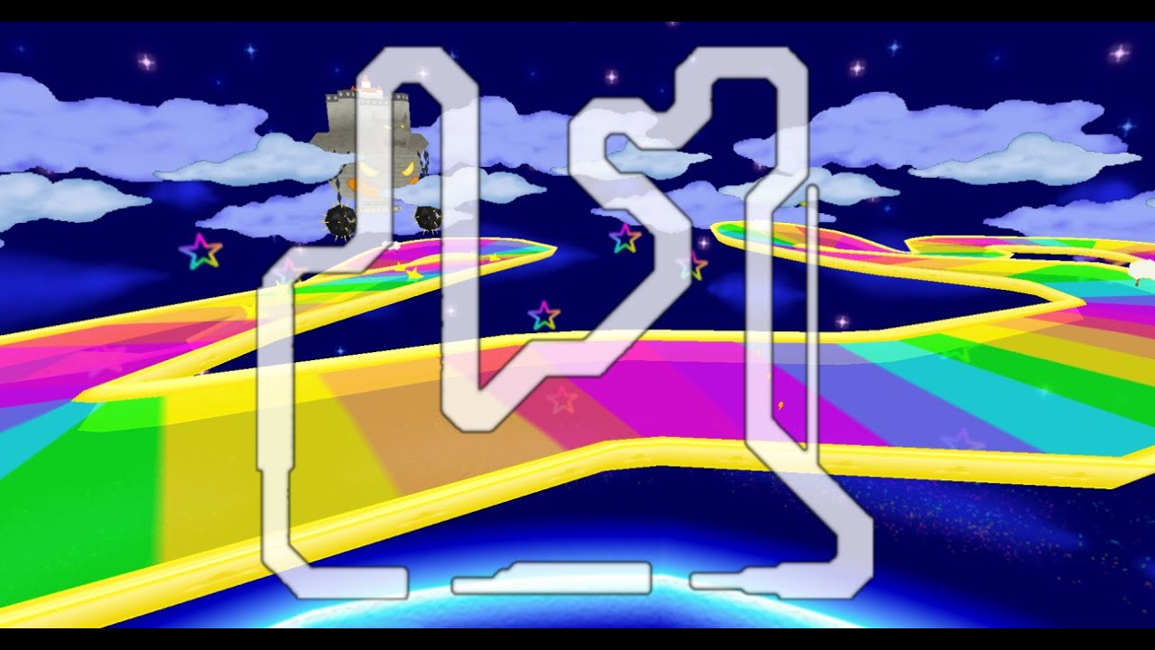 GBA Rainbow Road (5lap) - Middle 5 - YouTube