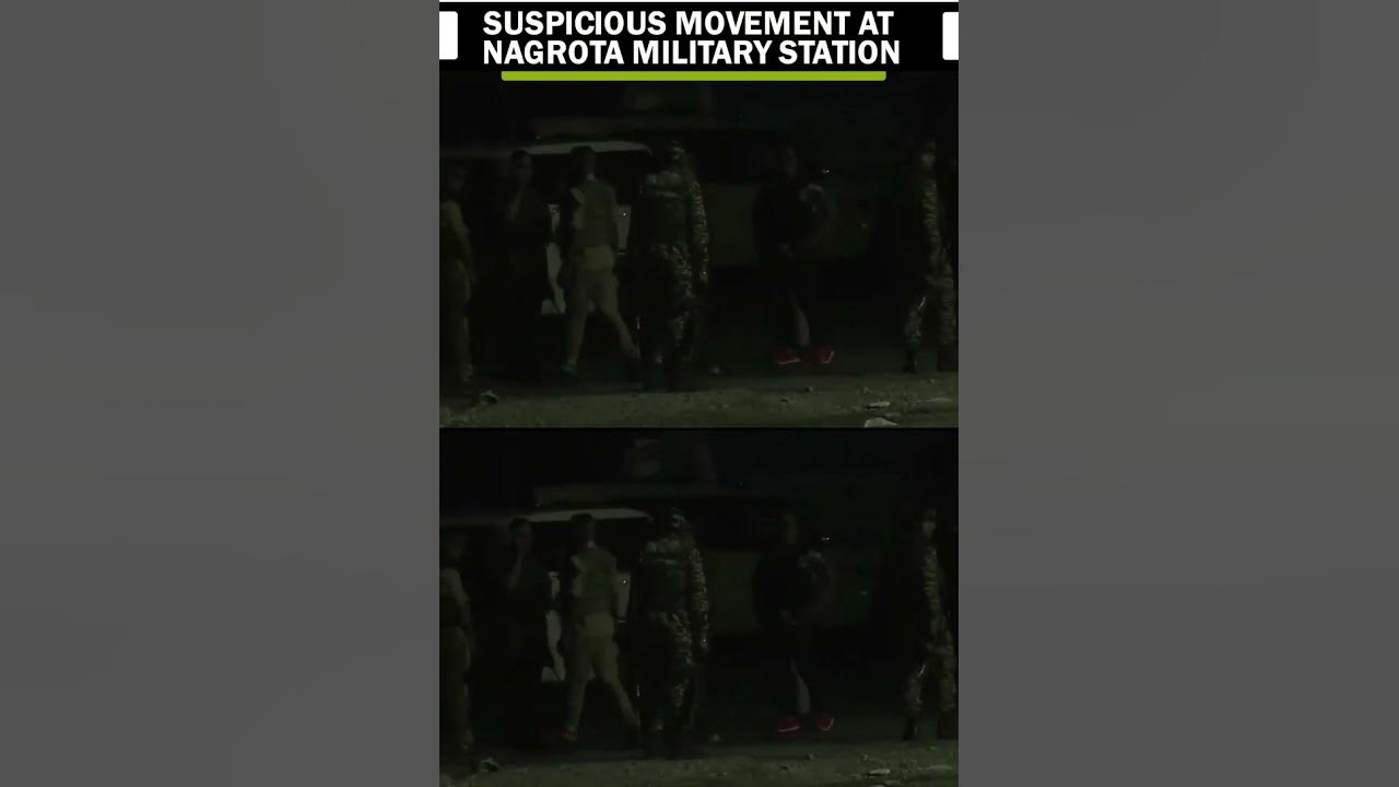 Suspicious movement at Nagrota Military Station, Alert Sentry exchanged firing with the suspect ...
