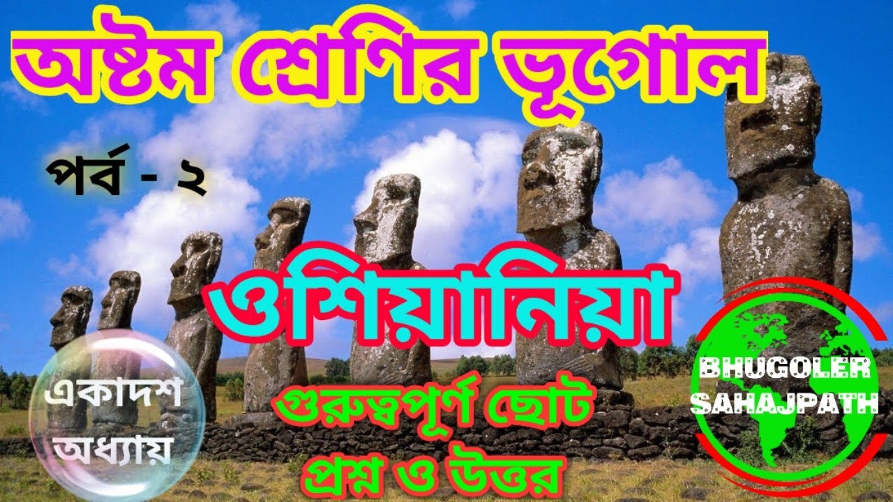 Class 8 Geography Chapter 11 In Bengali Class VIII class-8-geography-chapter-11-in-bengali-class-viii