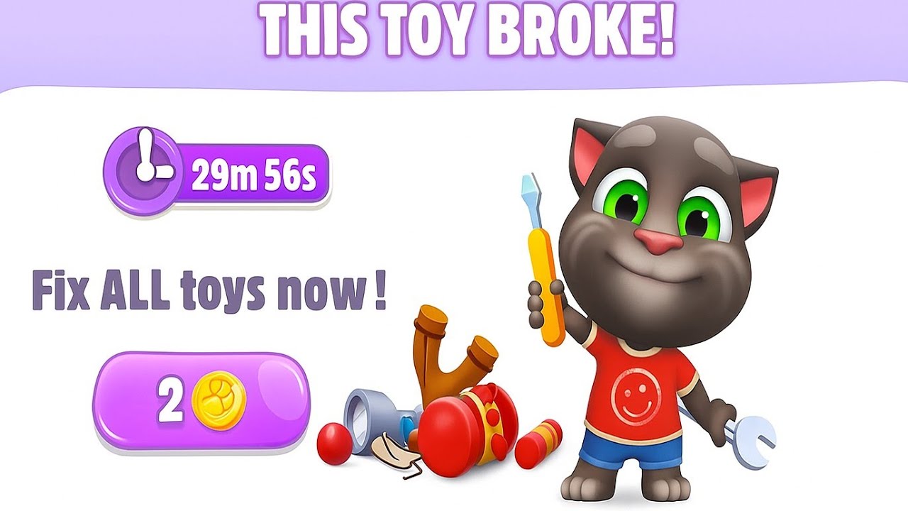 No More Fun! Tom's Toys Are All Broken! 💔Fix My Toys! 🧸🔧 | Talking Tom ...