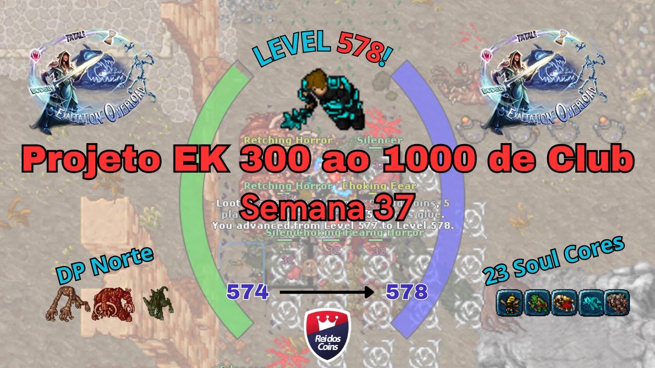 [Tibia] EK de Club SOLO - do 300 ao 1000 - Semana 37 - Evento da Forja ...