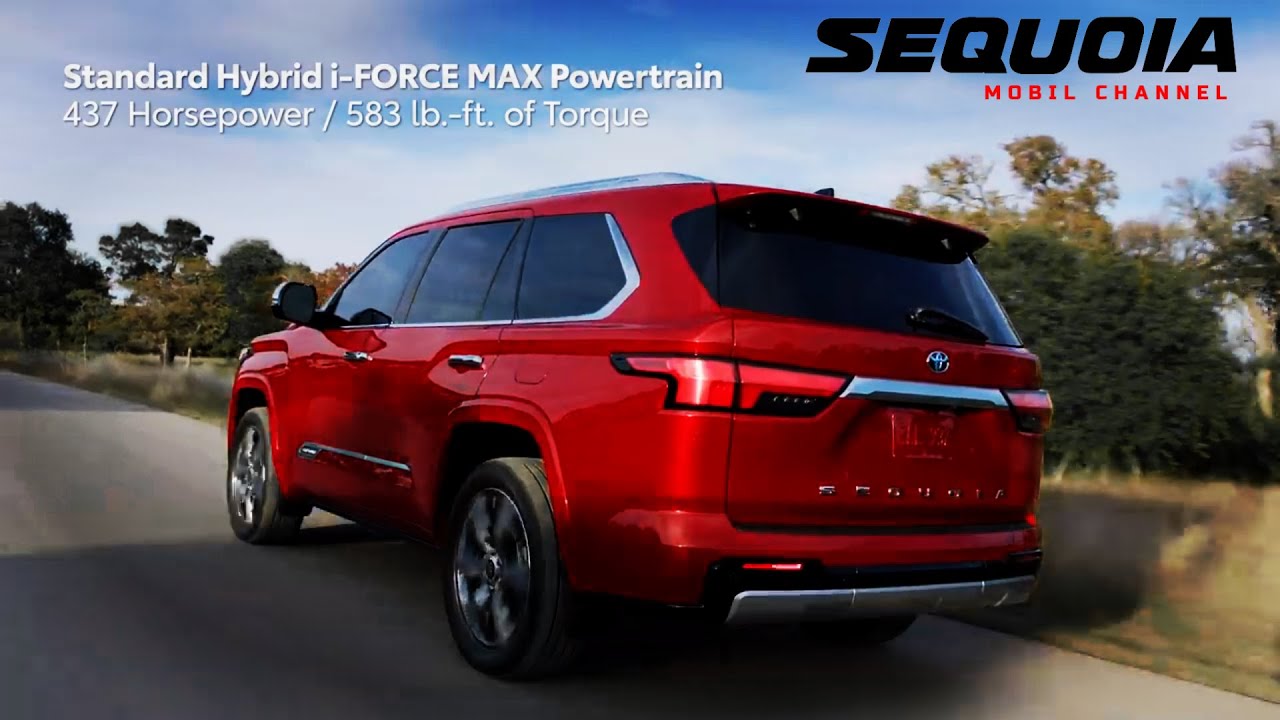 The 2023 Toyota Sequoia Debuts with a 437 HP Hybrid Engine - YouTube