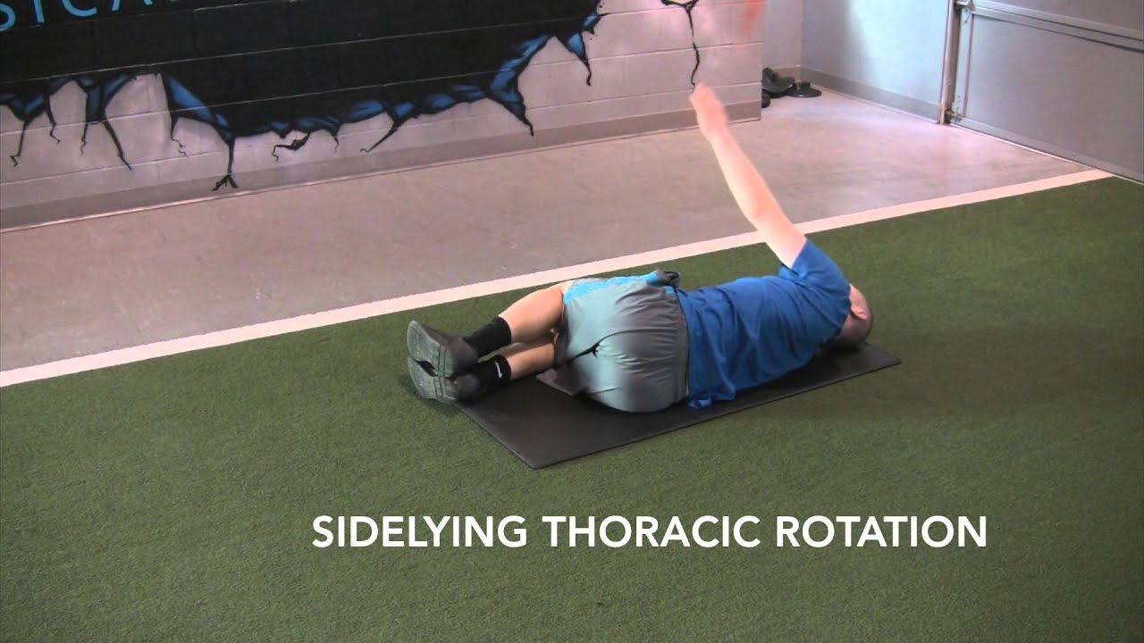 Sidelying Thoracic Rotation - YouTube