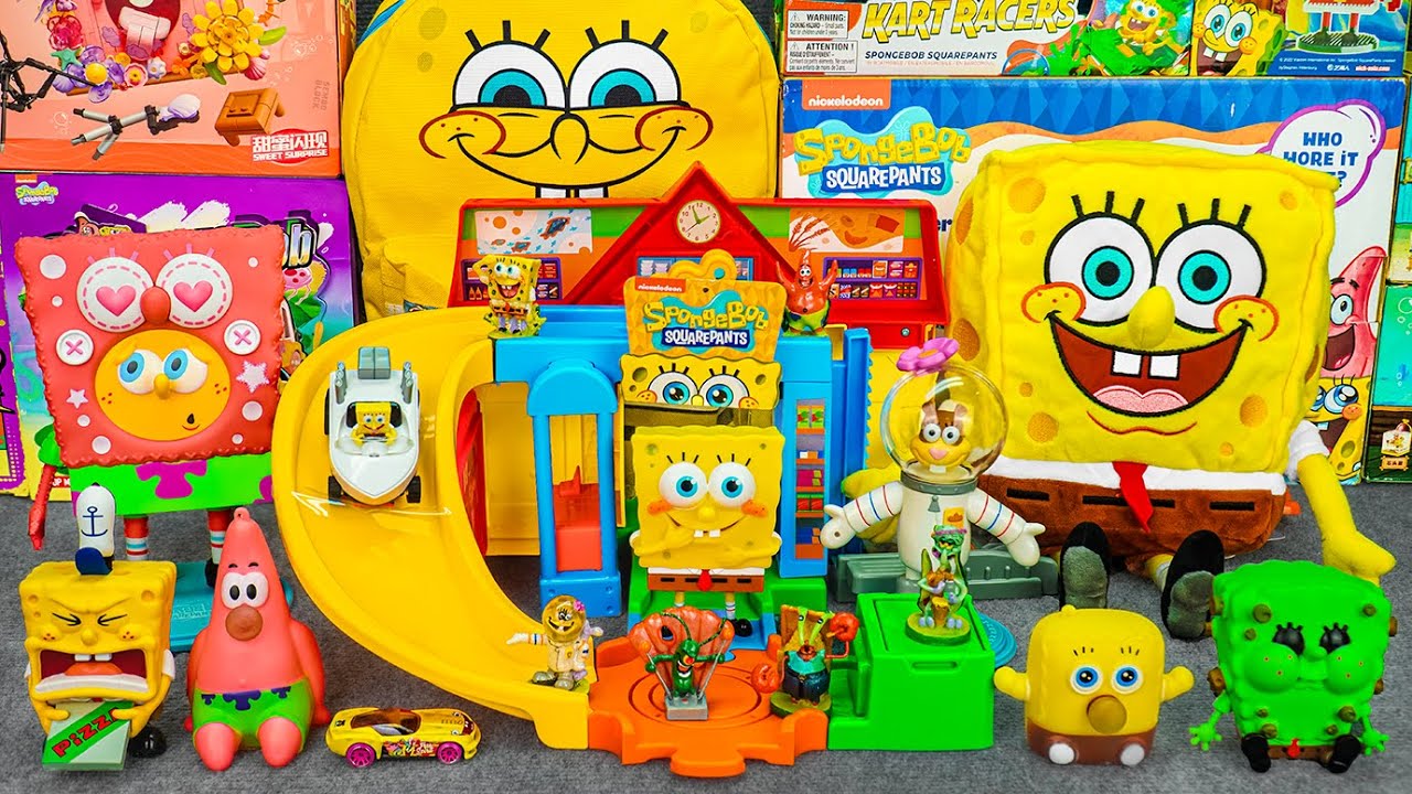 ASMR 96 Minutes SPONGEBOB SquarePants Oddly Satisfying Unboxing Toy ...
