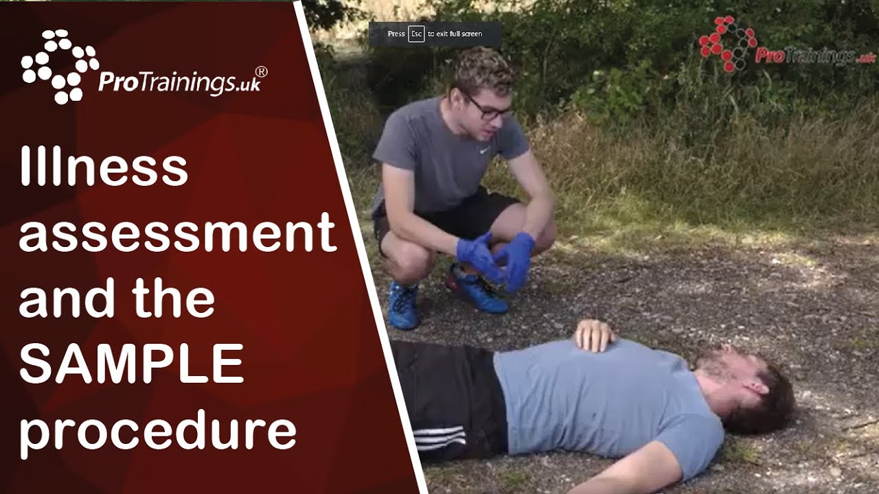 Illness assessment and the SAMPLE procedure - YouTube