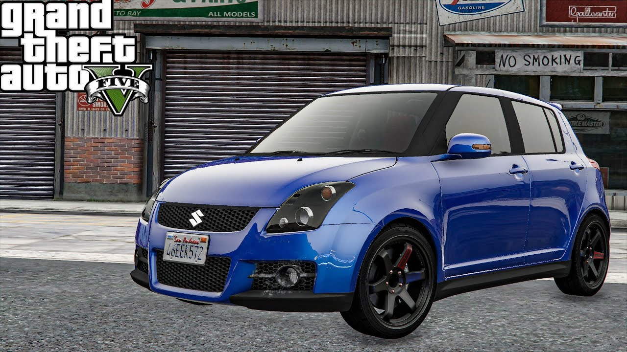 GTA V สอนลง MOD รถ Suzuki Swift Sport ADD ON 1 0 - YouTube