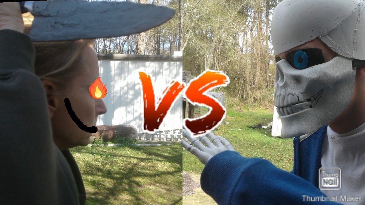 Undertale Song-Sans VS Chara response IRL - YouTube