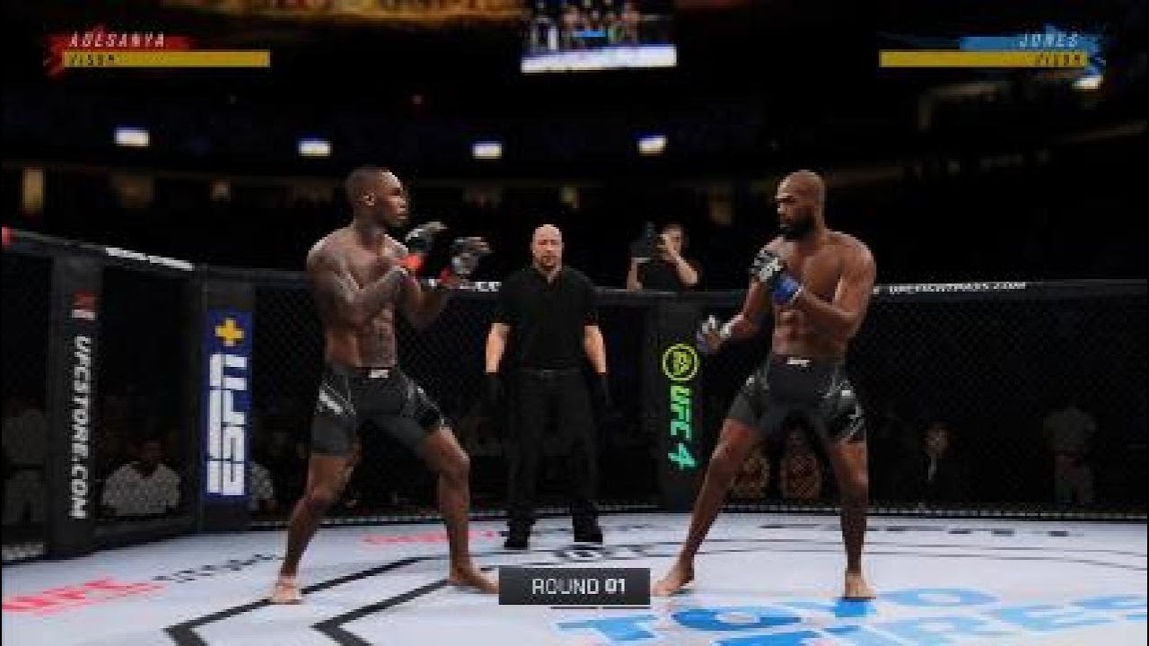 EA SPORTS UFC 4 - ISRAEL ADESNYA VS JON JONES (GAMEPLAY PS5 4K HDR ...