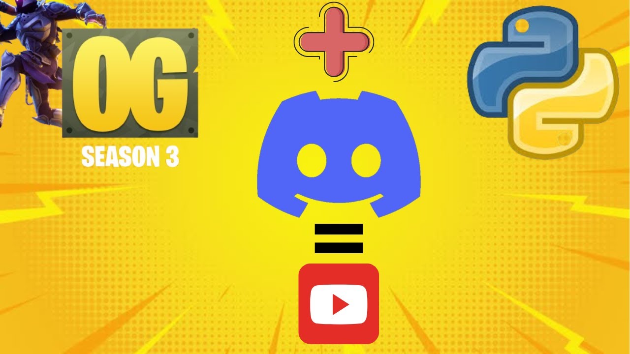 Fortnite, Python e Discord no mesmo vídeo - YouTube