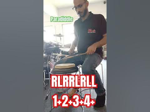 Drum Paradiddle Exercise (RLRRLRLL) For Beginner @nishantdrummer - YouTube