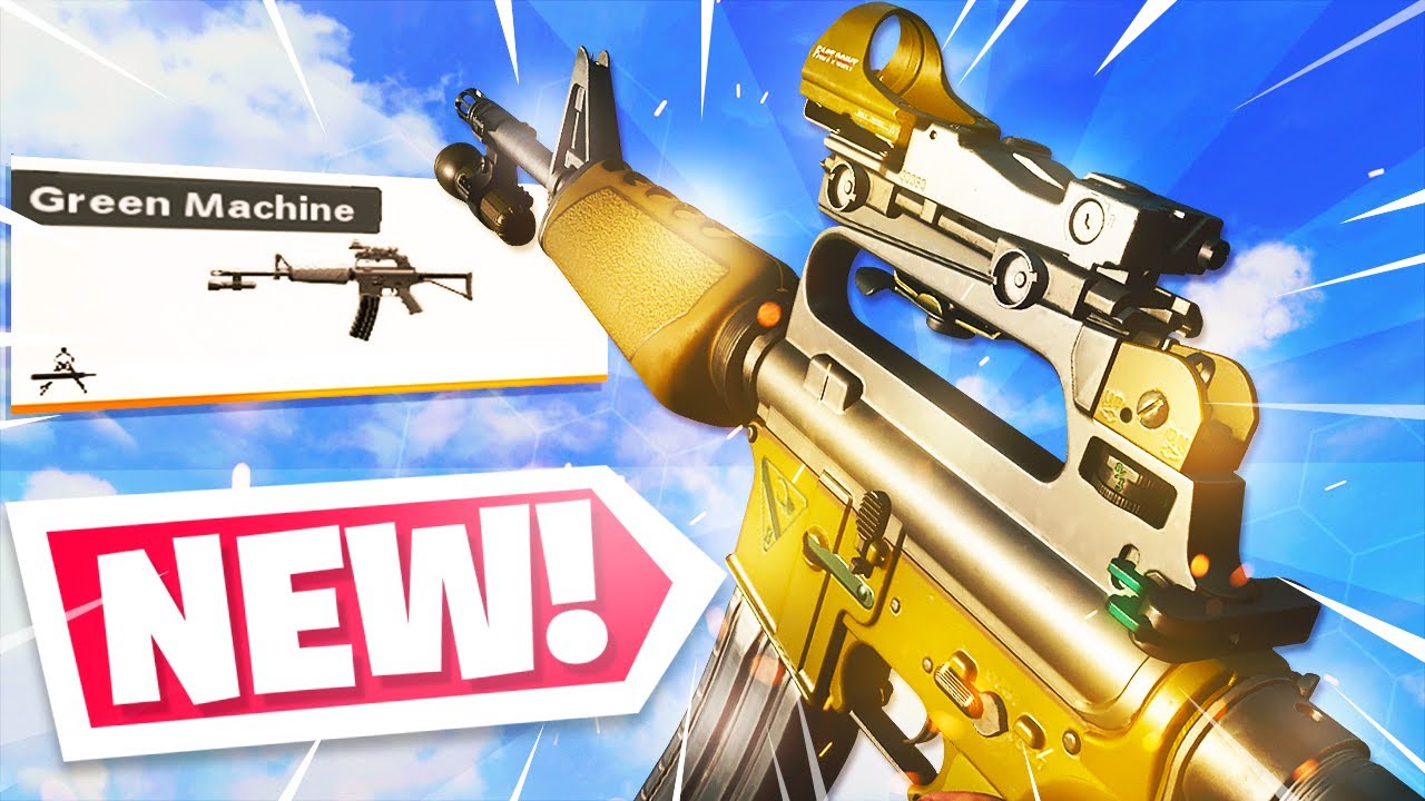 the NEW M16 "GREEN MACHINE" .. MAX DAMAGE! (LEVEL 50 REWARD) - Black ...