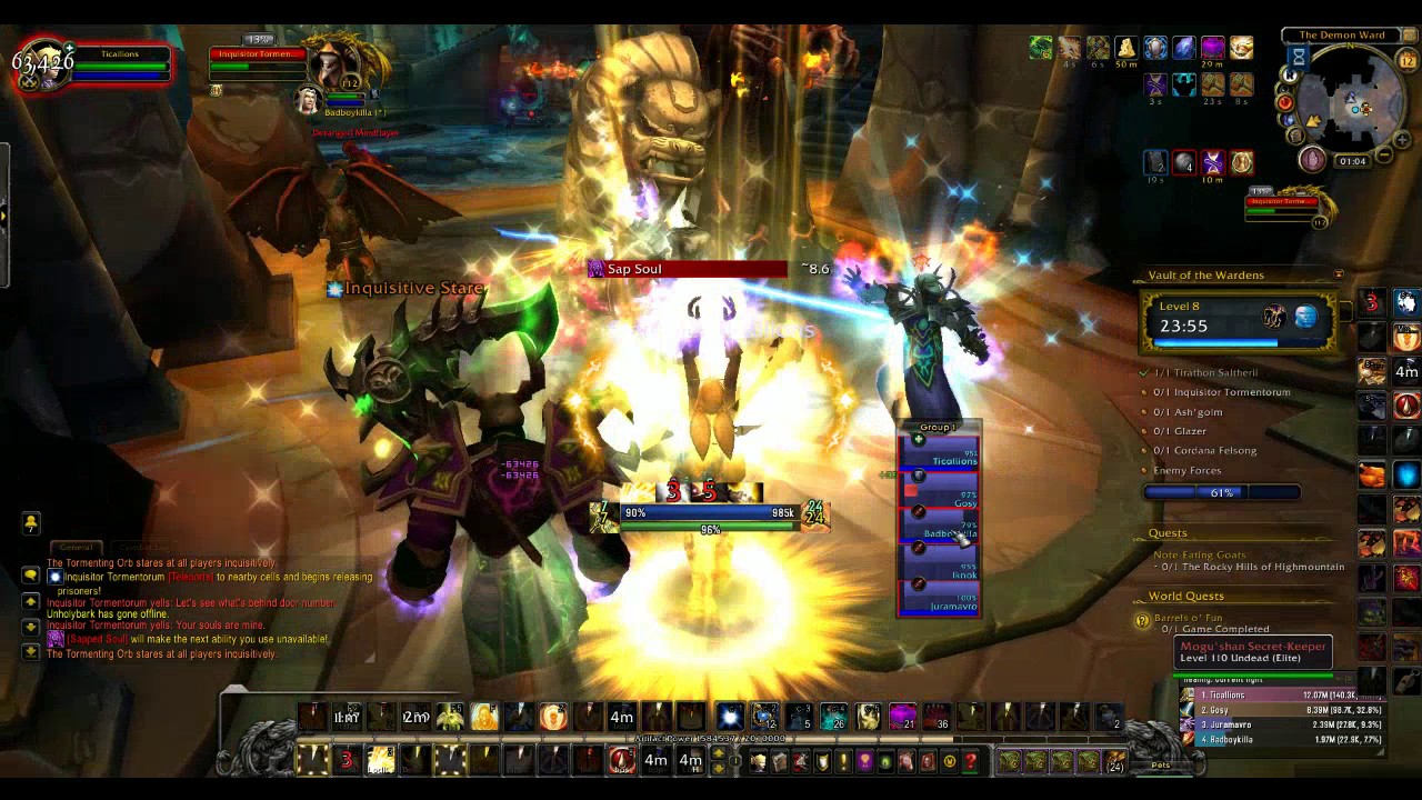 Holy Paladin WoW Healing Vault of Wardens - YouTube