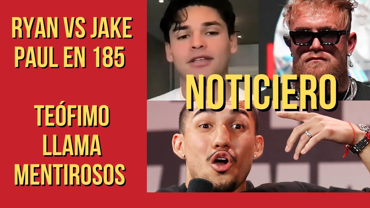 ¡Ryan y Paul en 185! ¡Teófimo llama MENTIROSOS a Haney y a Kambosos ...