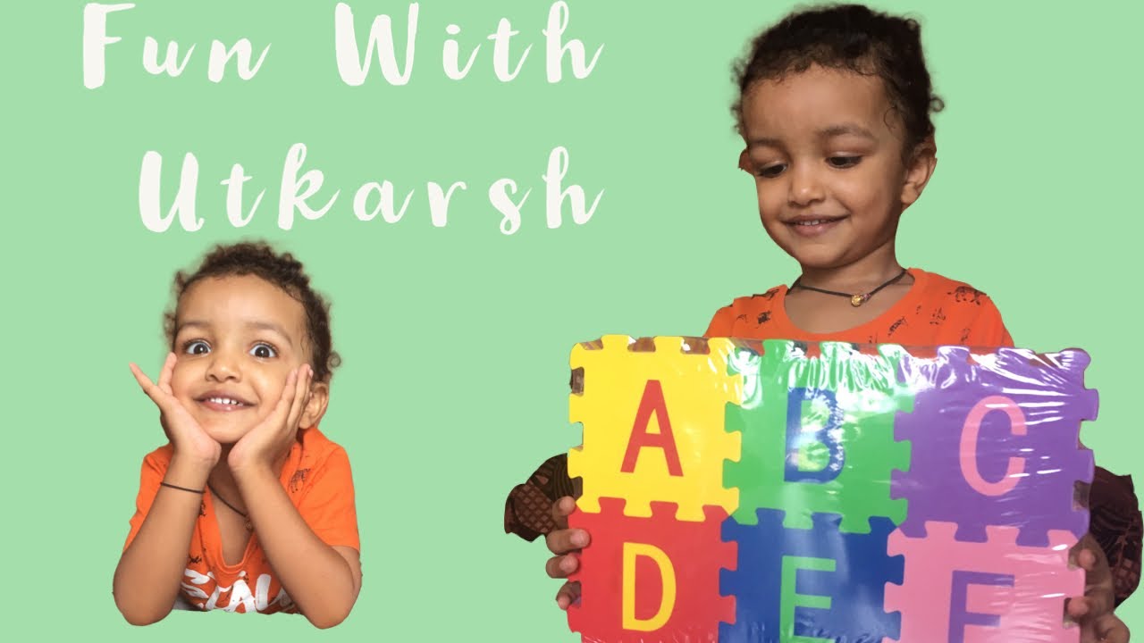 ABC song | Unboxing ABC mat from Amazon | Alphabet mat for Kids - YouTube