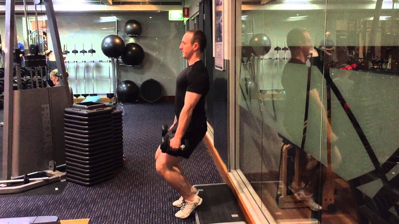 DB Hack Squat - YouTube