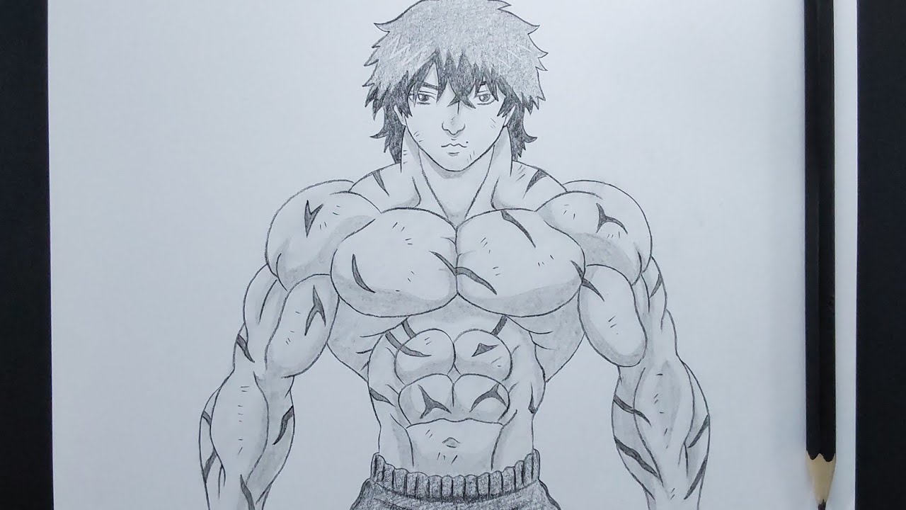 How To Draw Baki Hanma Step By Step || Easy Anime Drawing - YouTube