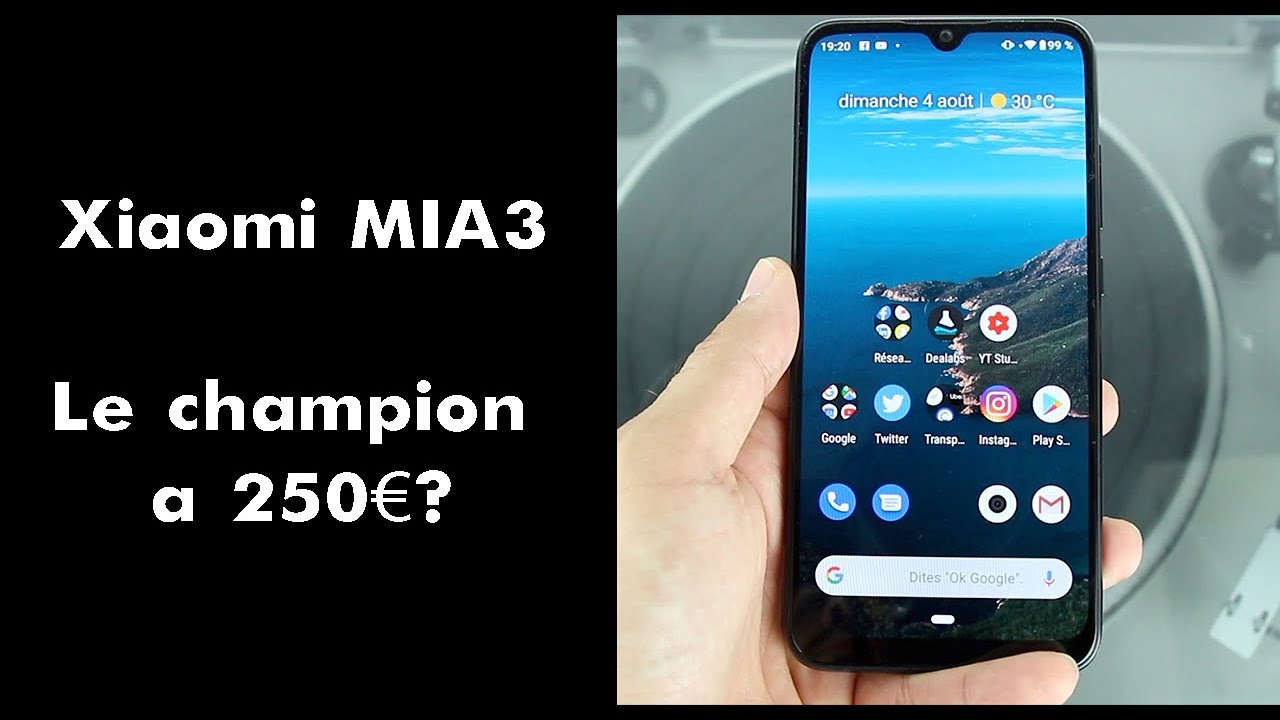 Test du Xiaomi MIA3 : le nouveau champion à moins de 250€ ! - YouTube
