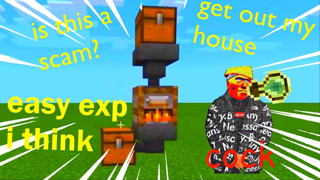 MINECRAFT HOW EXP FARM IN BEDROCK EDITION - YouTube