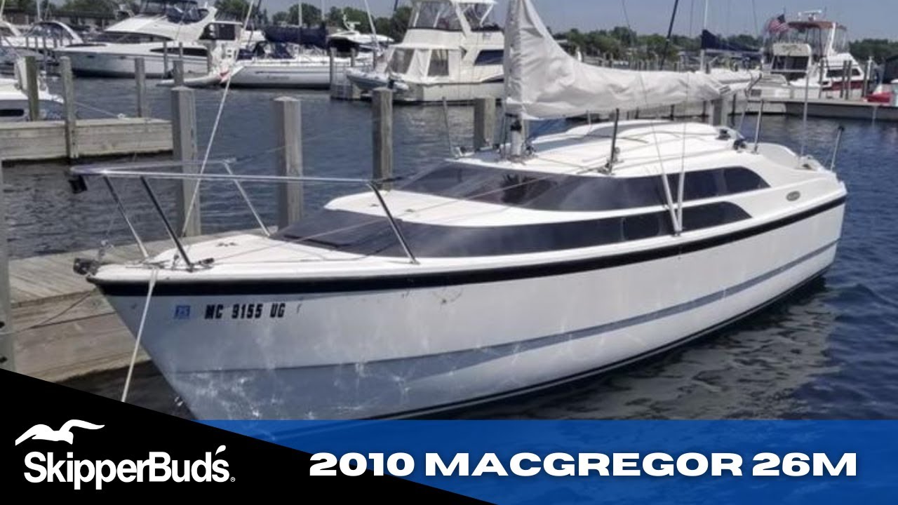 2010 Macgregor 26M Sailboat Tour SkipperBud's - YouTube
