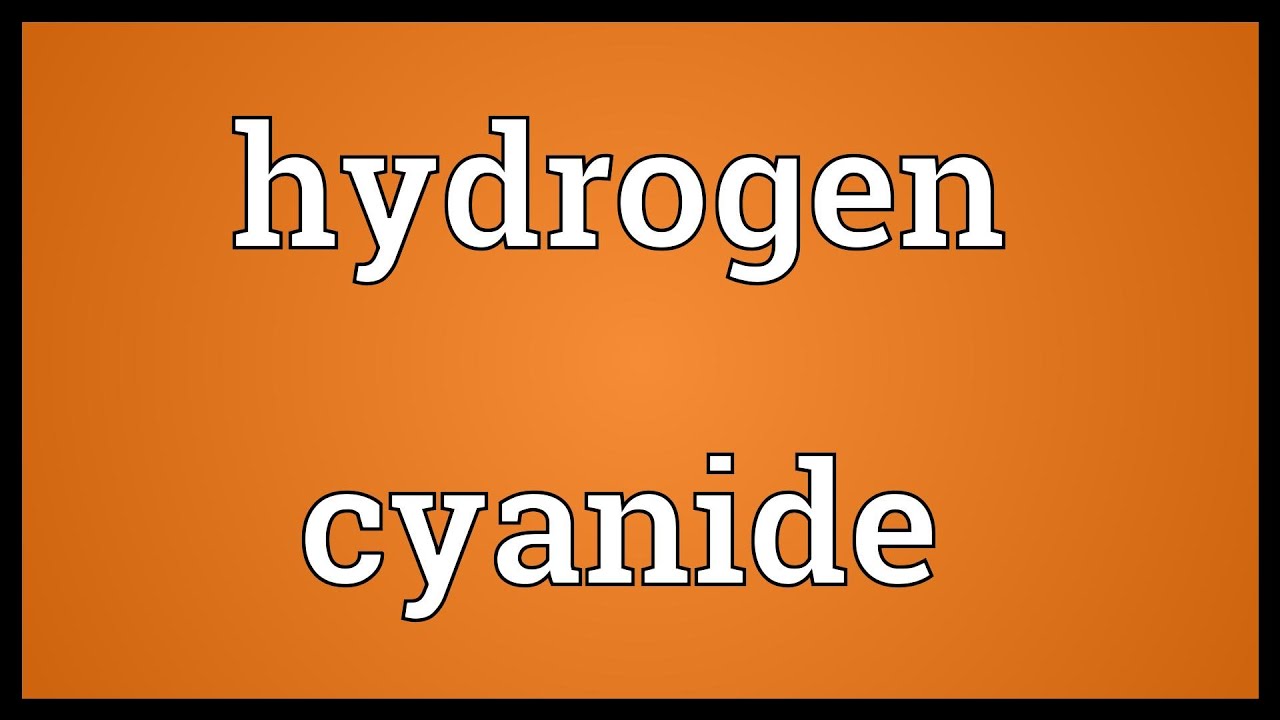 Hydrogen cyanide Meaning - YouTube
