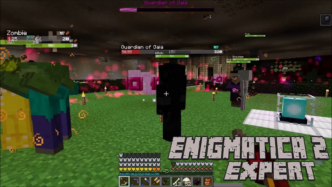 Gaia Spirits and Some Botania Cleanup : Enigmatica 2 Expert Lp Ep #84 ...